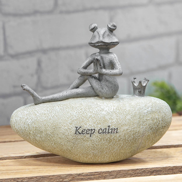 Happy Larry Atalaya Yoga Frog on A Stone - Keep Calm & Reviews ...