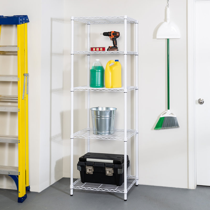 Wayfair Basics® Alexandrina 3-Tier Shelving Unit (72" H X 24" W X 18" D ...