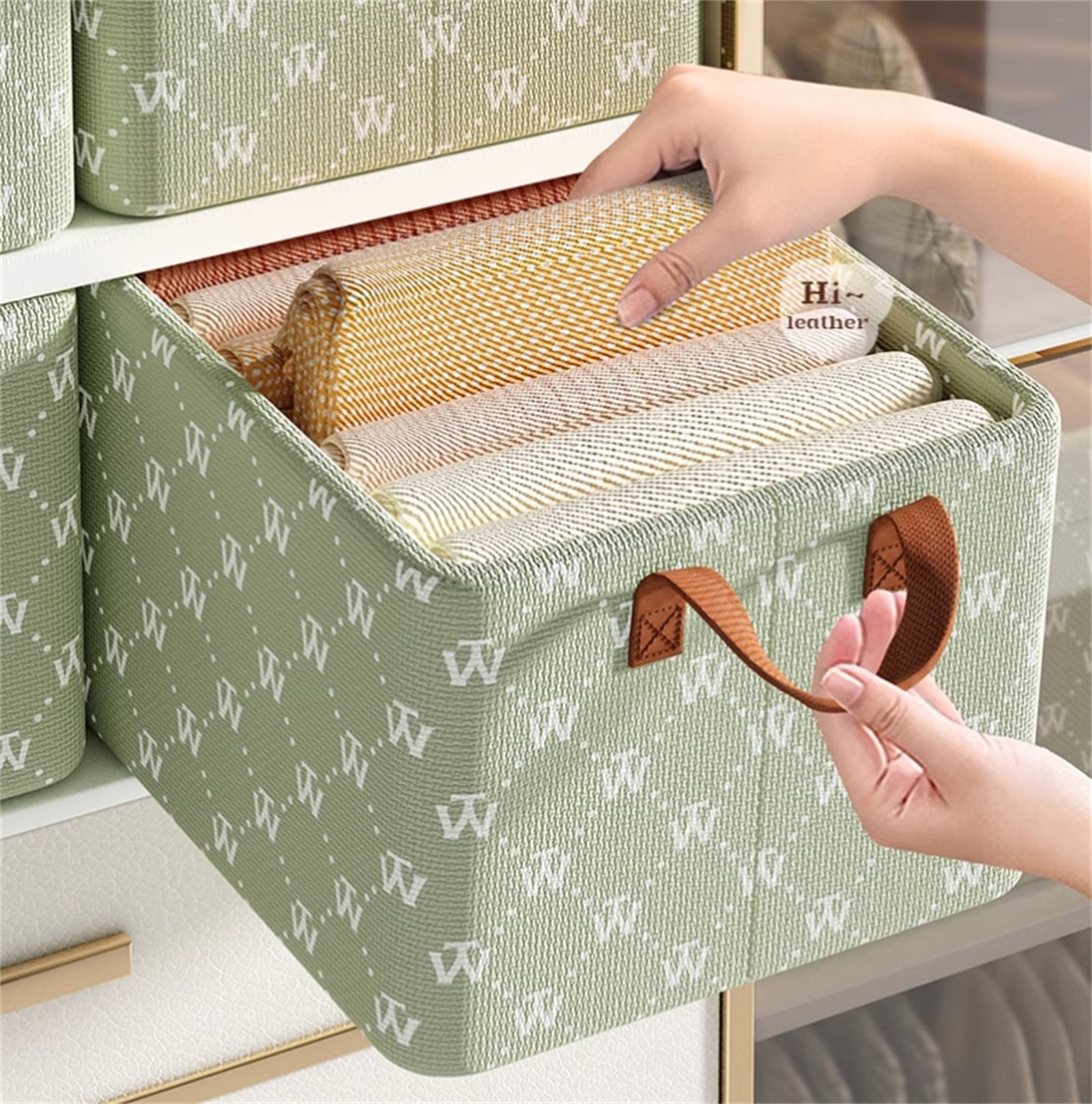 Bungalow Rose Fabric Clothing Storage Box | Wayfair