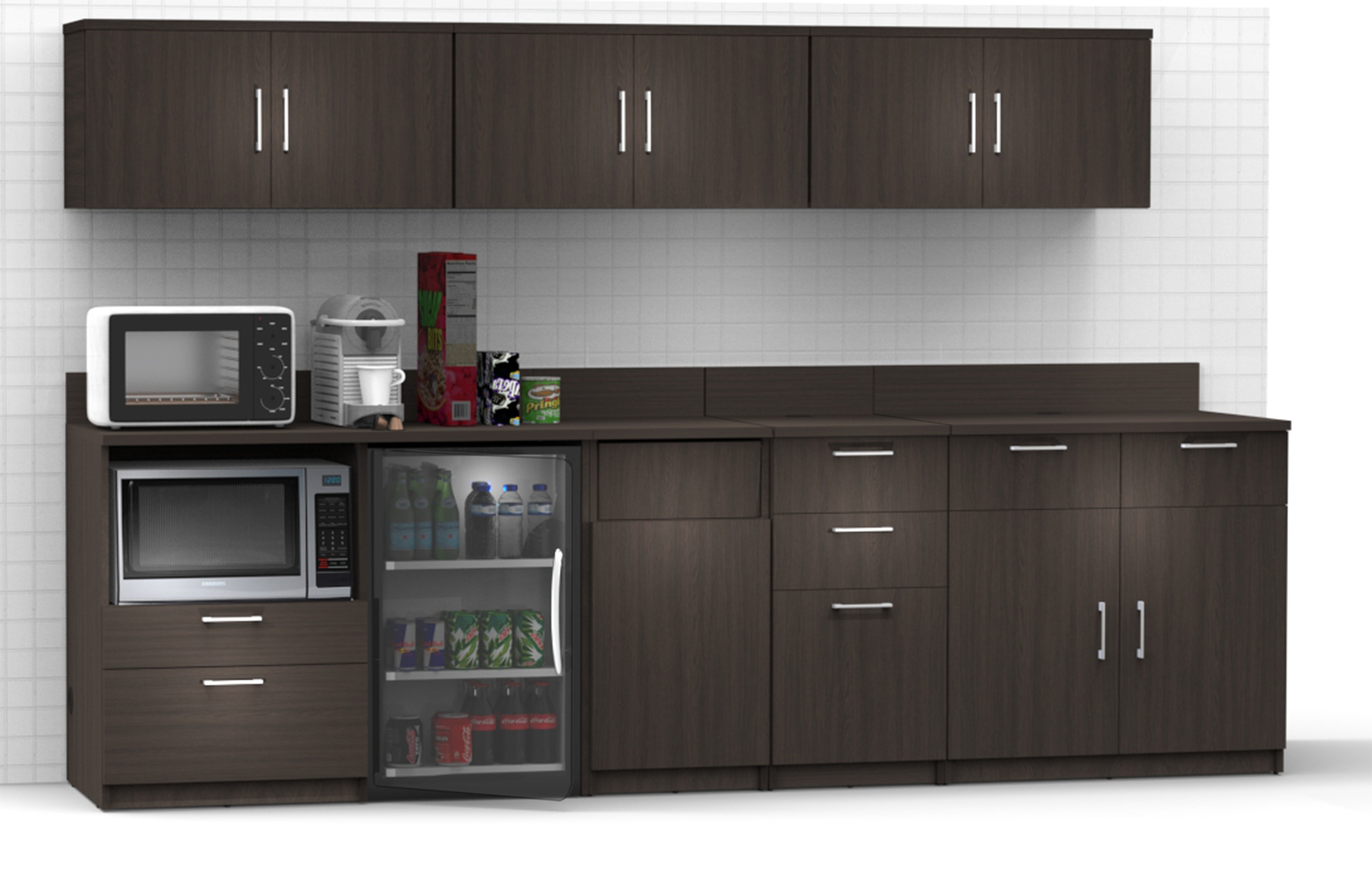 Breaktime Buffet Sideboard Kitchen Break Room Lunch Coffee Kitchenette ...