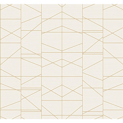 York Wallcoverings Geometric Roll & Reviews | Wayfair