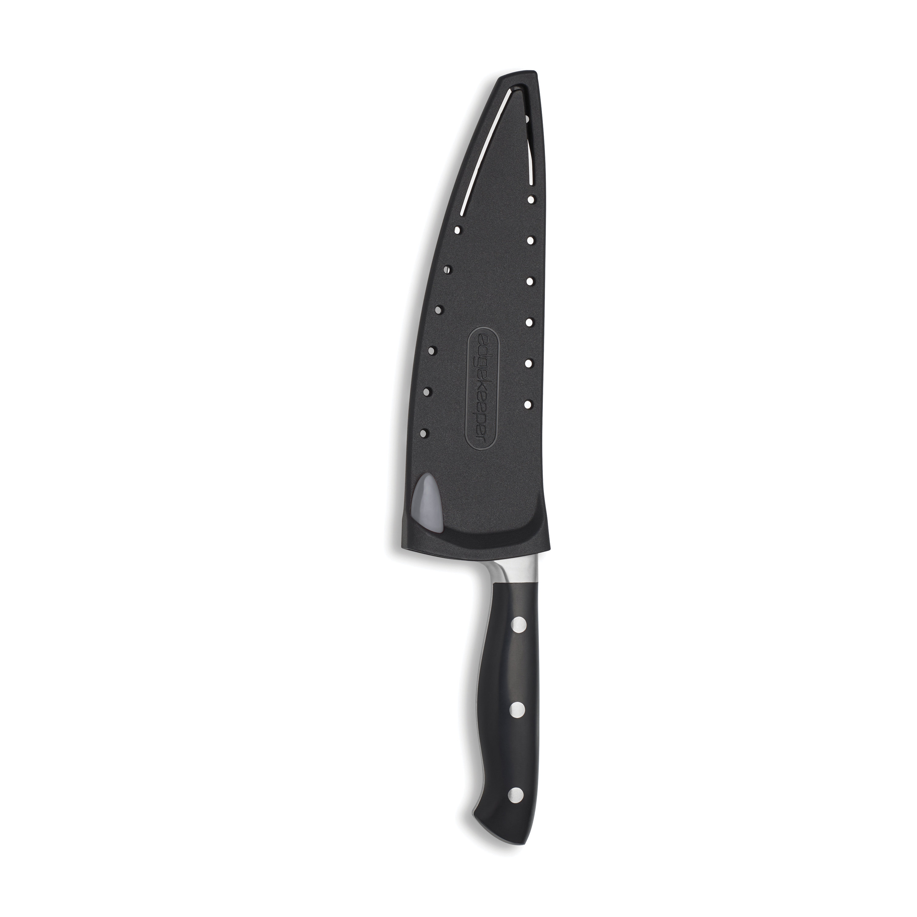 Farberware Edgekeeper Triple Rivet Forged Chef Knife with Built-In Self ...