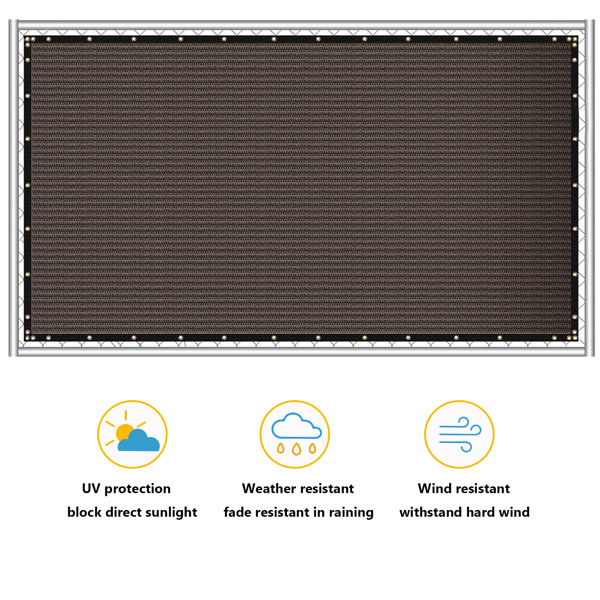 Bibana 6 ft. H x 50 ft. W Composite Privacy Screen & Reviews | Wayfair