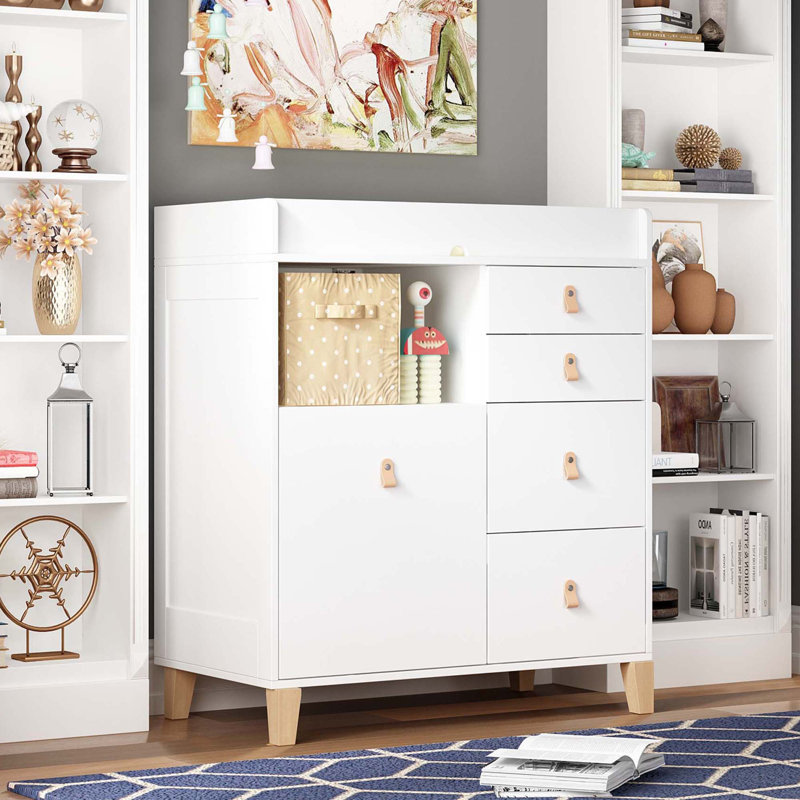 Viv + Rae™ Kyte 5 - Drawer Changing Table Dresser & Reviews | Wayfair