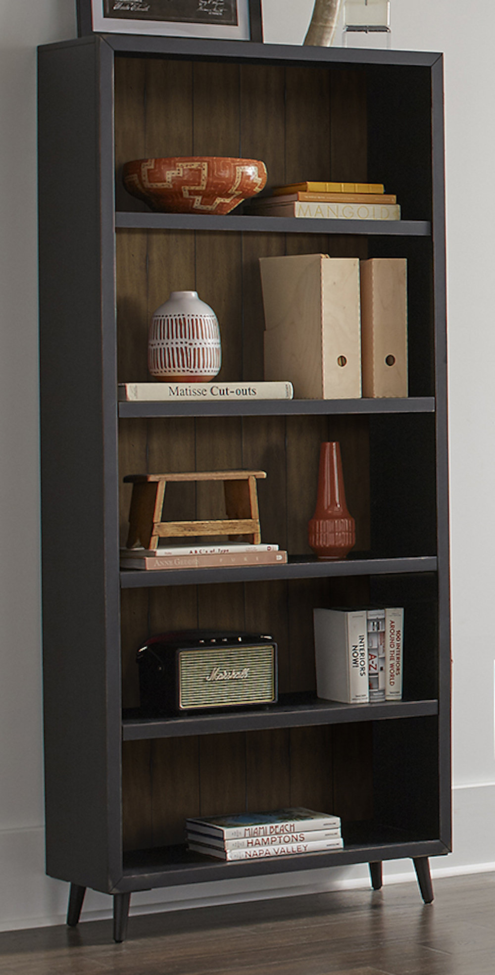 Corrigan Studio® Saada 72" H x 42" W Library Bookcase | Wayfair