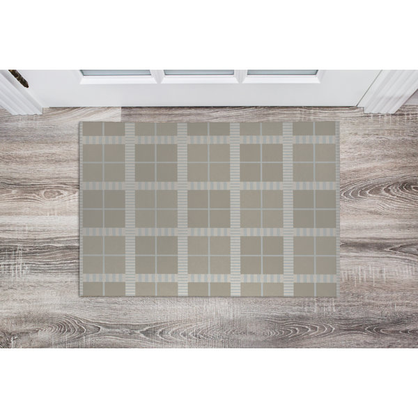 Gracie Oaks Gingham Rug | Wayfair