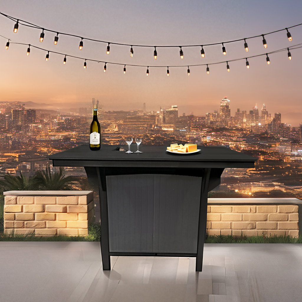 LuXeo Cancun HDPE Serving Bar, Two-Tone | Wayfair