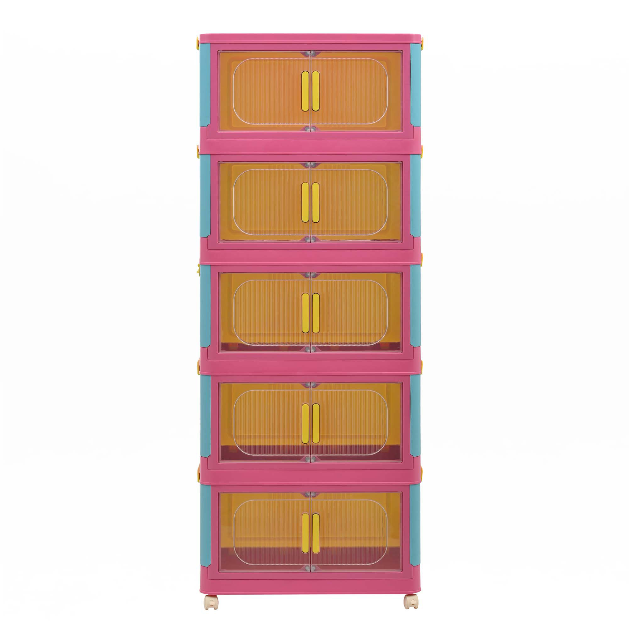 Wrought Studio™ Side Wide Folding Storage Cabinet | Wayfair