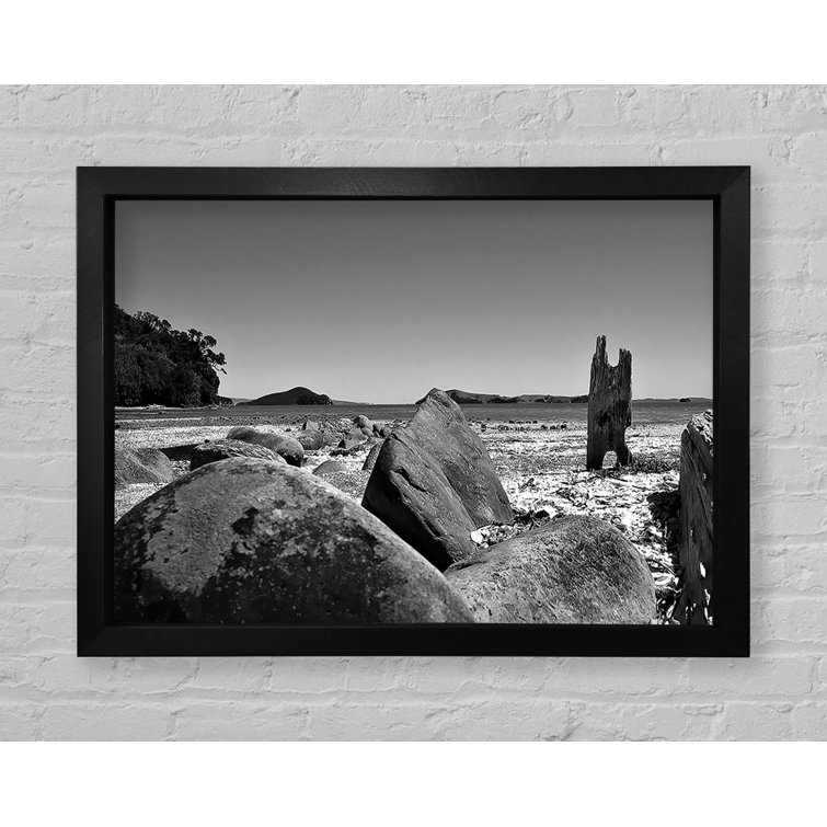 Bright Star Bolders Of The Seas B N W - Single Picture Frame Print ...