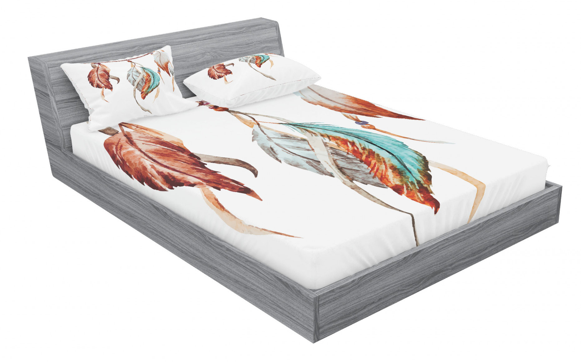 Ambesonne Feather Sheet Set | Wayfair