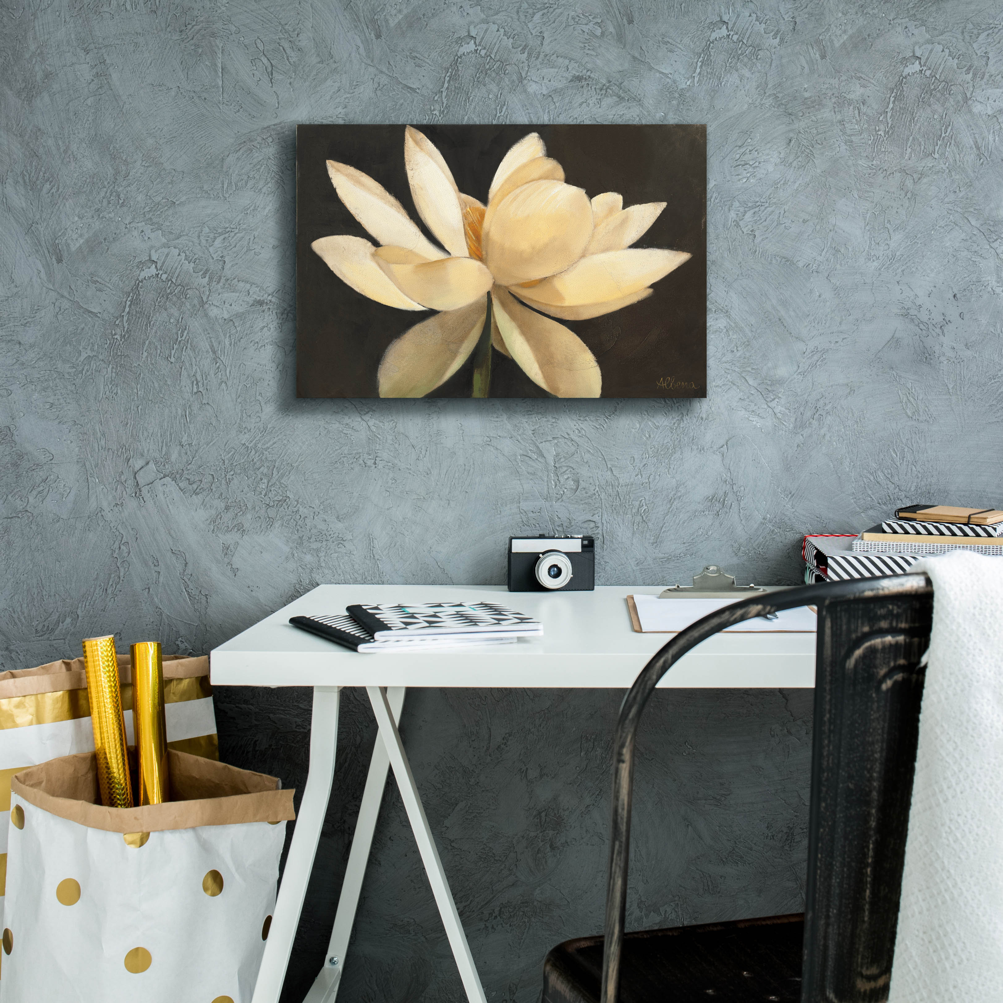 Winston Porter ' Unfolding' by Albena Hristova Canvas Wall Art, 18" x ...