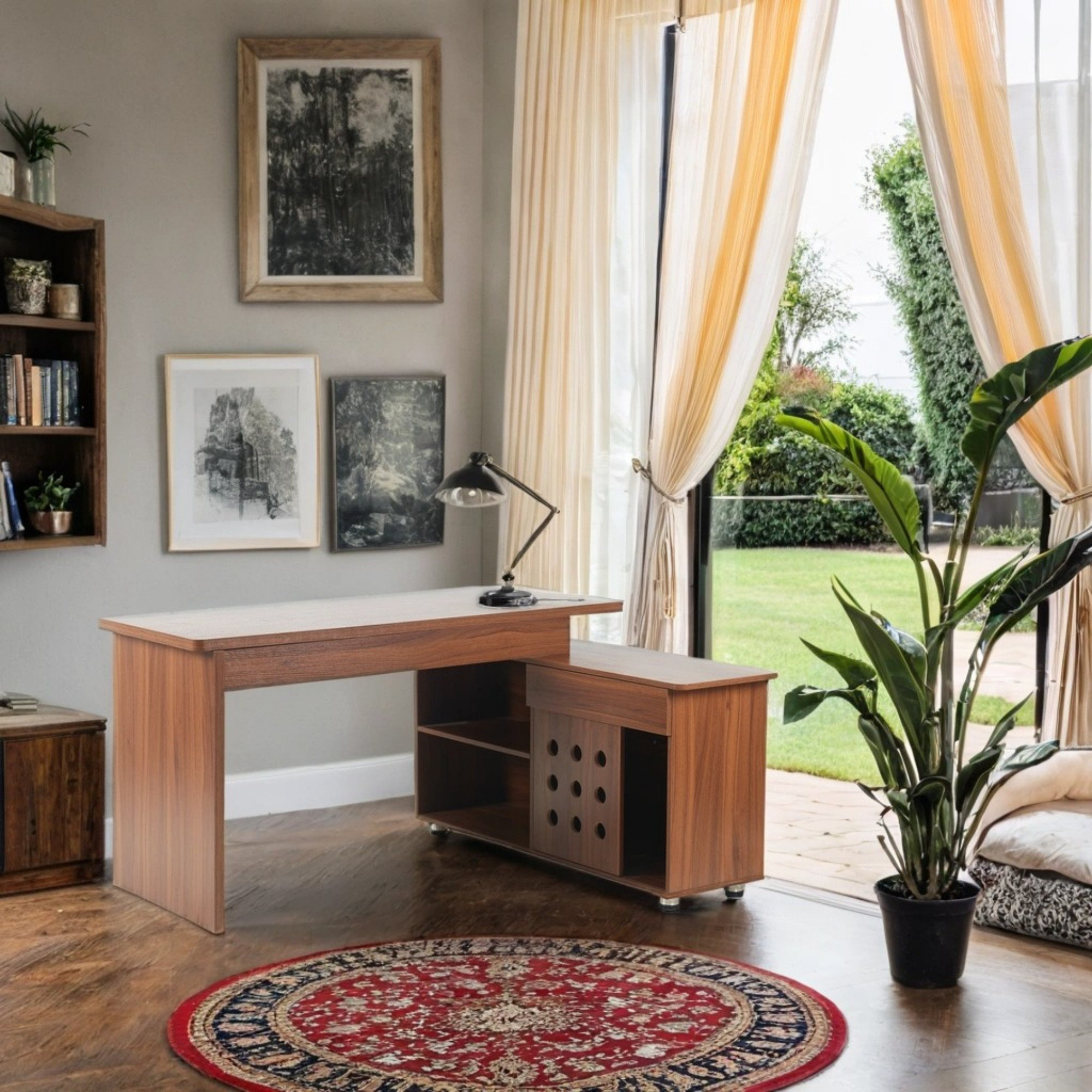 Latitude Run® Mid-Century Modern Computer Desk | Wayfair