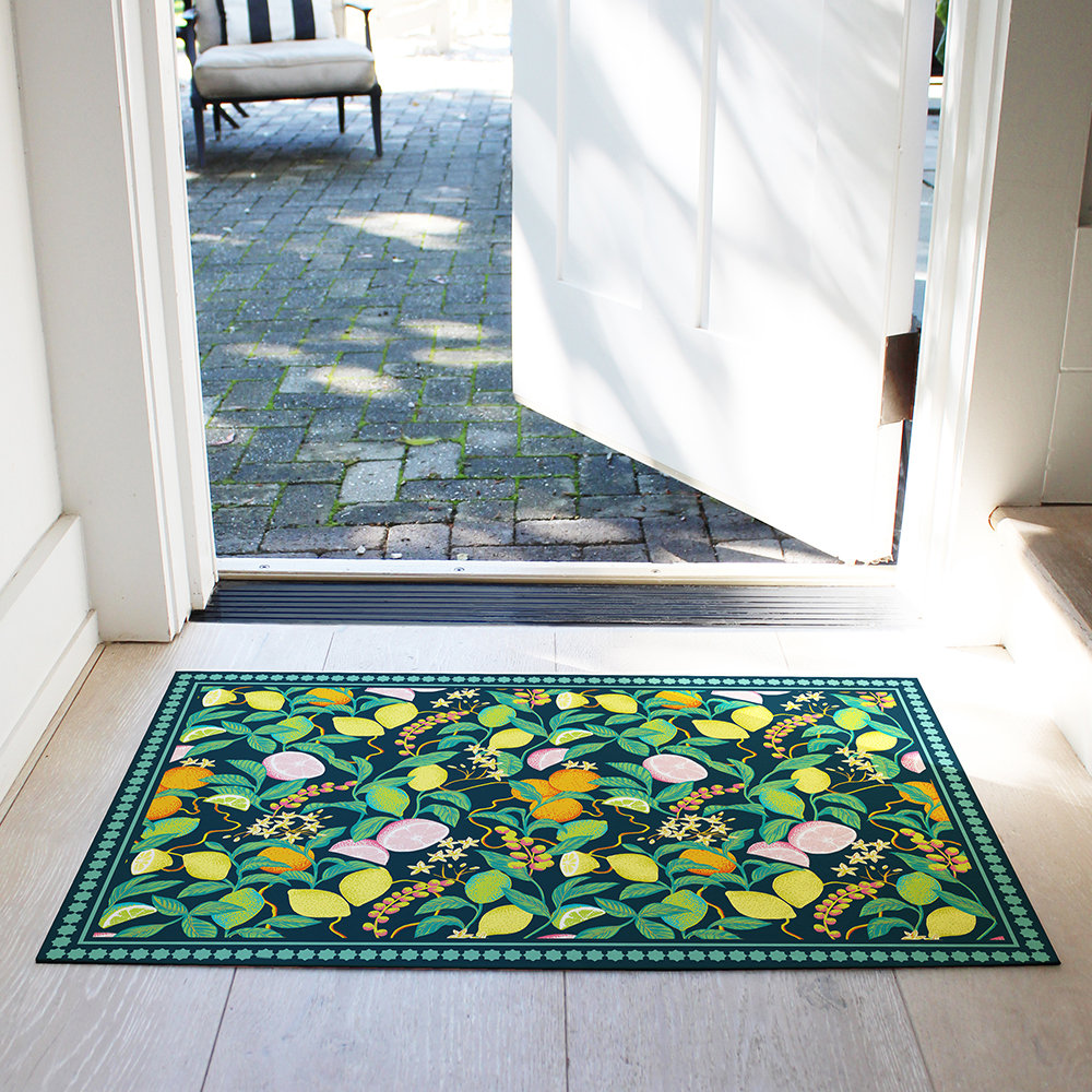 Wildon Home® Citrus Vinyl Floor Mat | Wayfair