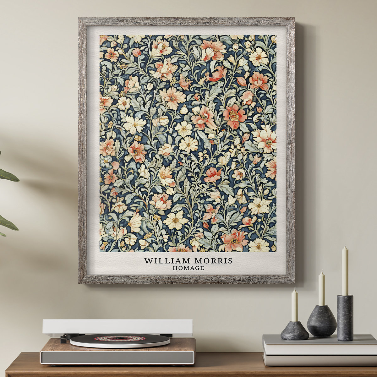 Winston Porter WM MORRIS Series DCCCLXXXI Framed Print - Solid Wood ...