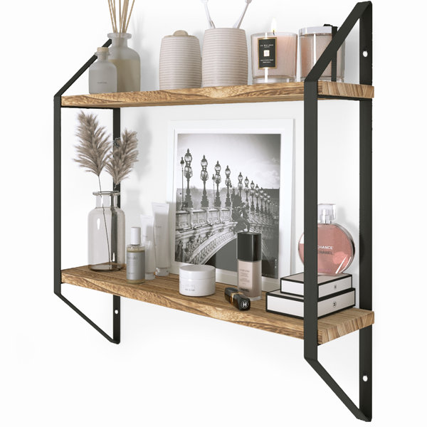 17 Stories Asem 2 Piece Tiered Shelf & Reviews | Wayfair