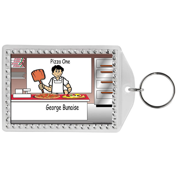 Printed Perfection Personalized Name That Toon Pizza Maker - Male ...