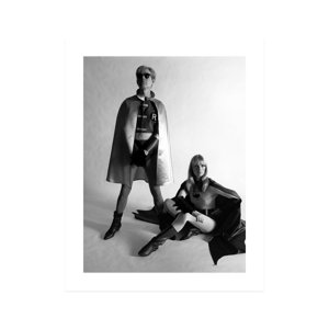 Globe Photos Entertainment Andy Warhol and Nico as Batman and Robin ...