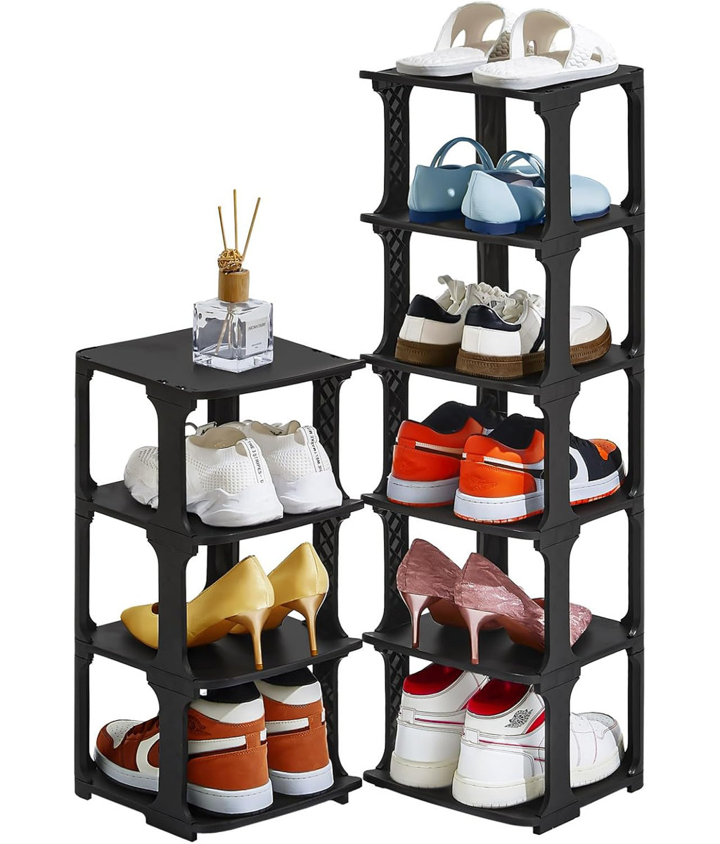 Rebrilliant 5 Tiers Shoe Rack Organizer For Closet Shoe Holder Storage ...