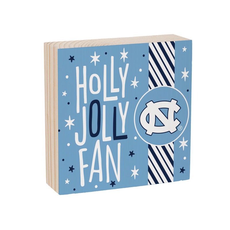 Gracie Oaks University of North Carolina 6" Holiday Wood Plock Wall ...