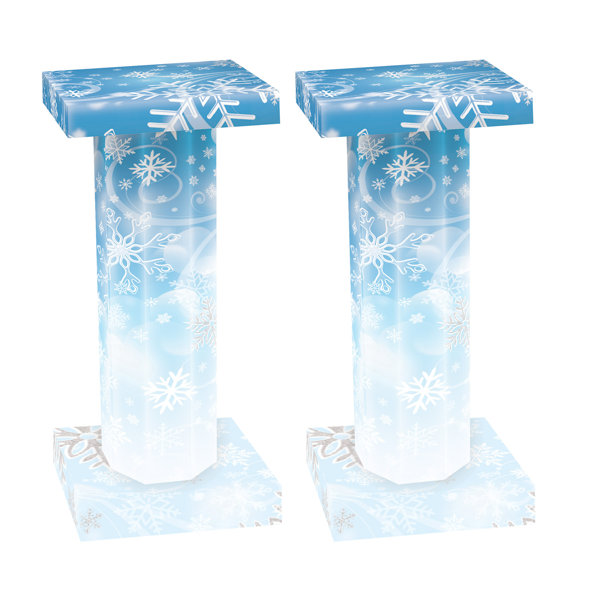 Beistle Winter Wonderland 3-D Short Column Props | Wayfair