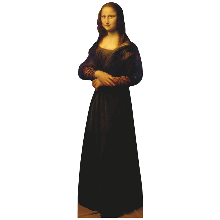 Wet Paint Printing Mona Lisa Del Giocondo Full Body Cardboard Cutout ...
