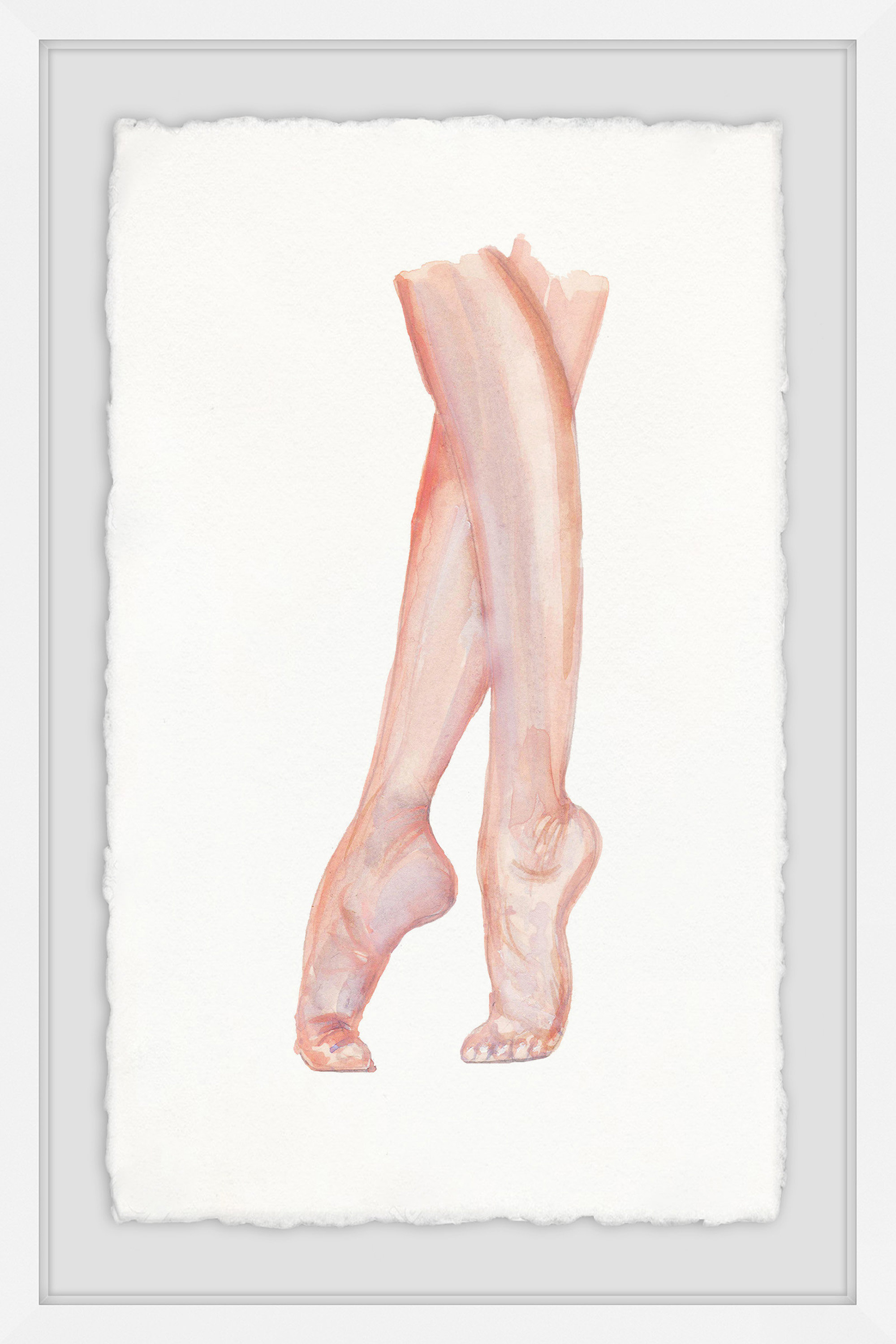 House of Hampton Ballet Feet by Alison B Illustration - Picture Frame ...