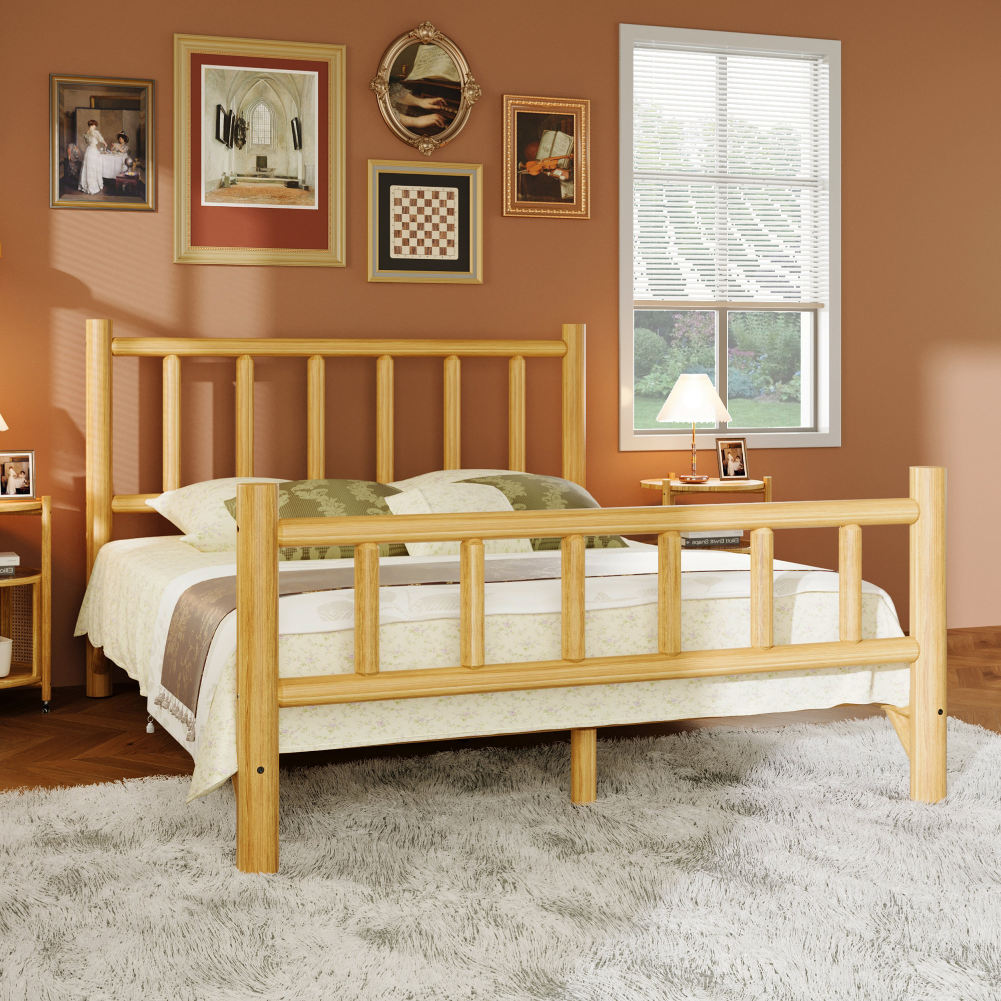 Millwood Pines Wenlock Solid Wood Platform Bed | Wayfair
