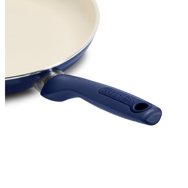 GreenPan Rio Healthy Ceramic Nonstick 3pc Fry Pan Set, Oxford Blue ...