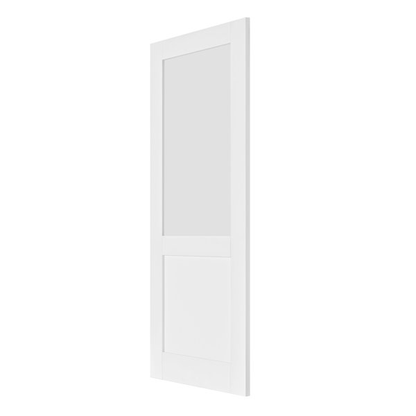 ARK DESIGN 80'' Solid Manufactured Wood Primed Standard Door & Reviews ...