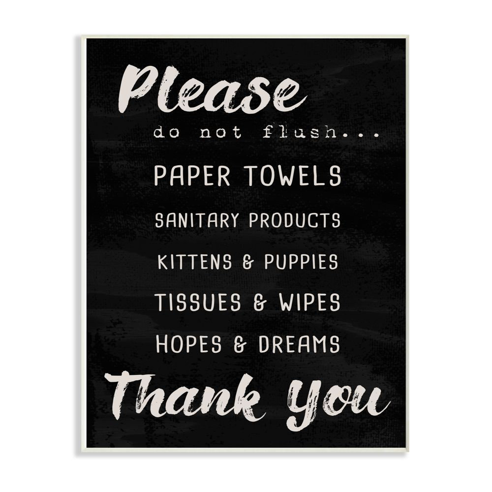 Ebern Designs Please Do Not Flush Hopes and Dreams by Daphne Polselli ...