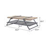 17 Stories Sled Coffee Table with Storage | Wayfair