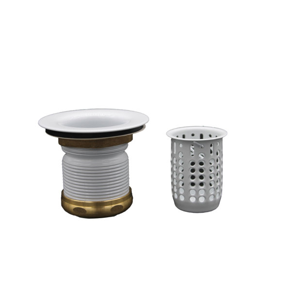 Westbrass 2.94"Junior Bar and Laundry Sink Drain Assembly with Strainer ...
