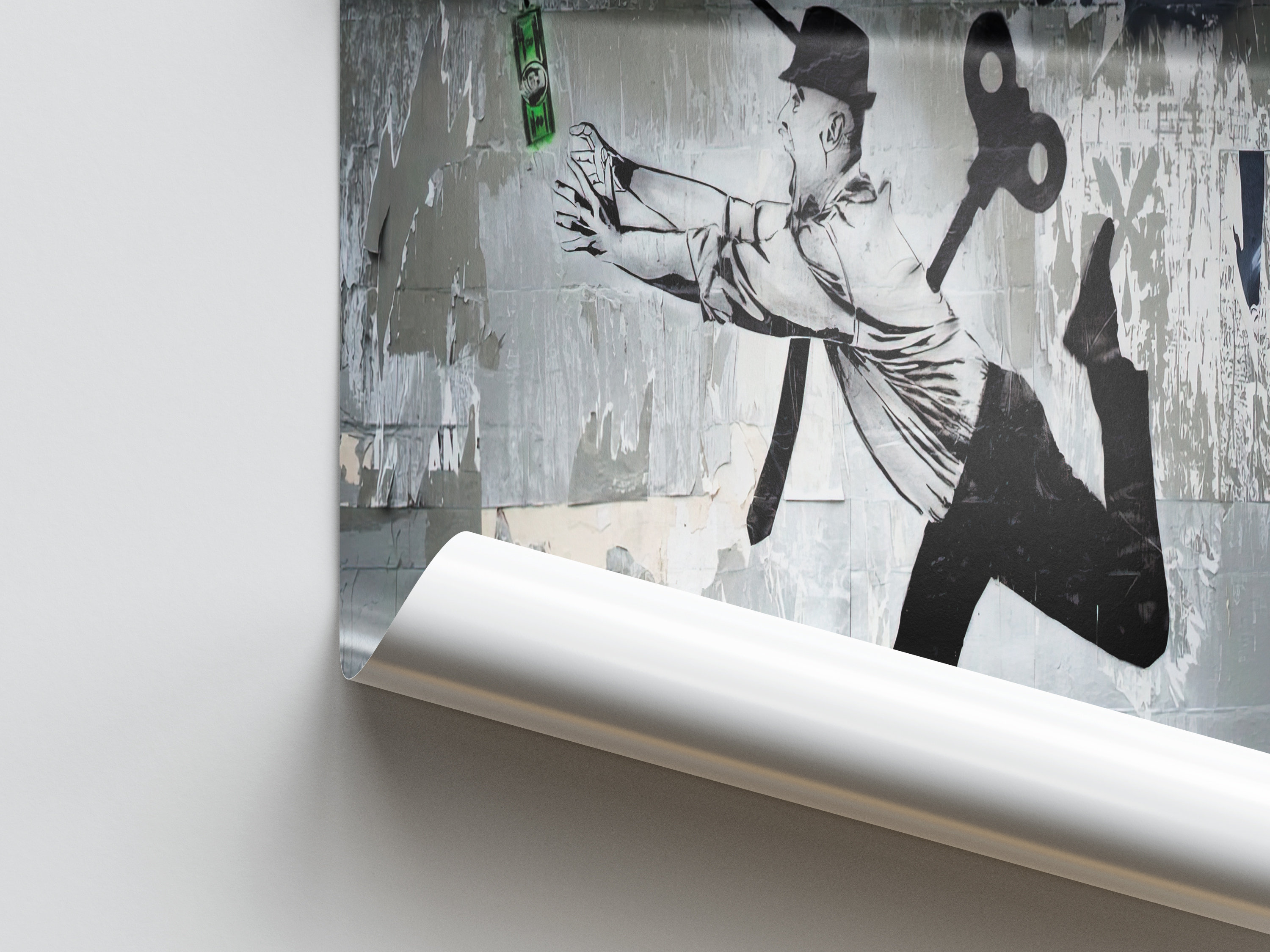 kayra export Hijack Painting, Hijack Art Canvas, Graffiti Poster, Money ...