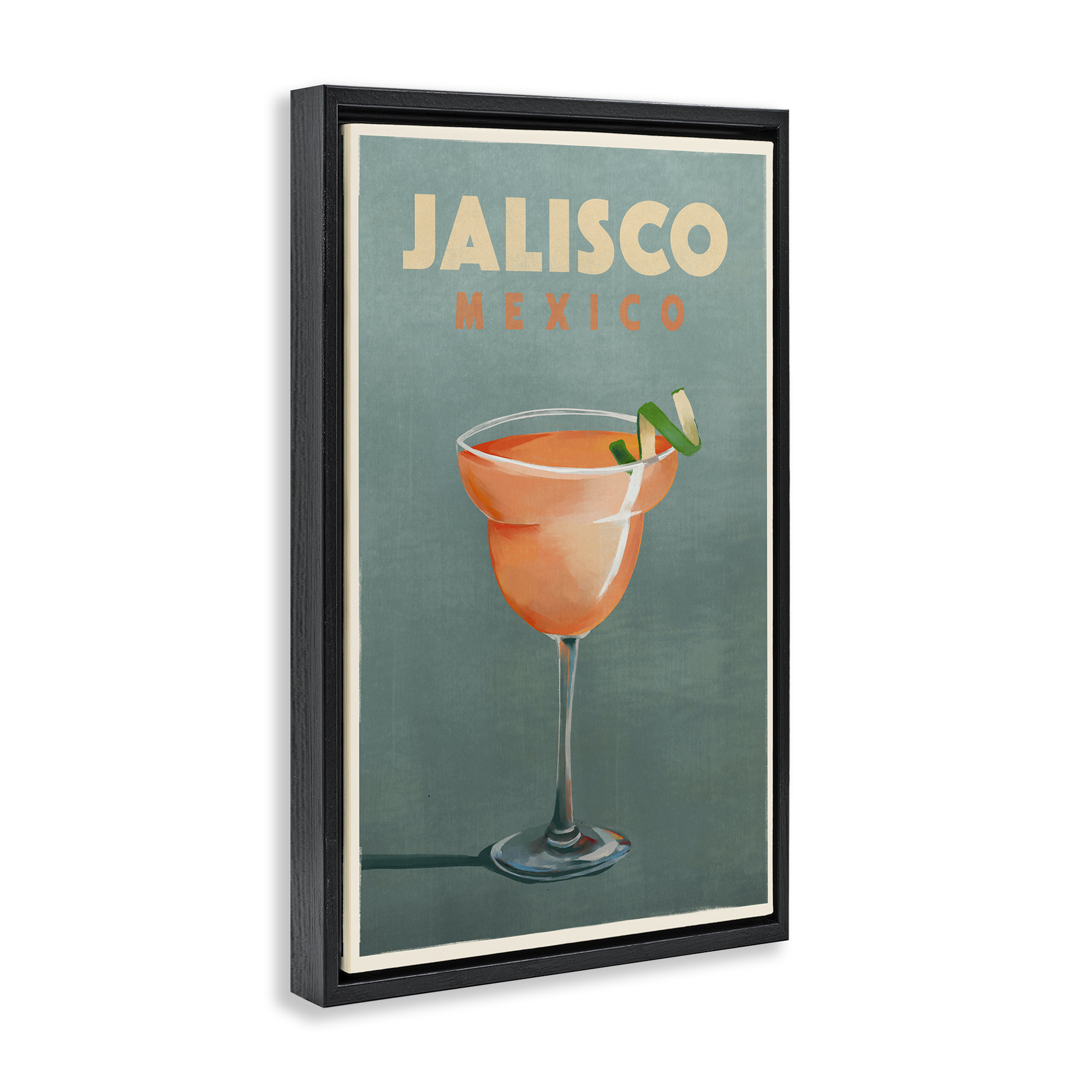 Trinx Jalisco Mexico Cocktail Framed Floater Canvas by The Whiskey ...