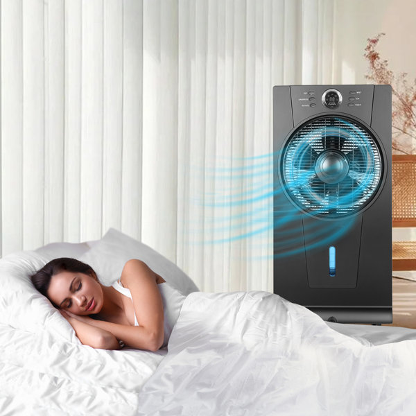 Dubbin 2.5L Misting Fan Water Tank and Humidifier with Remote Control ...