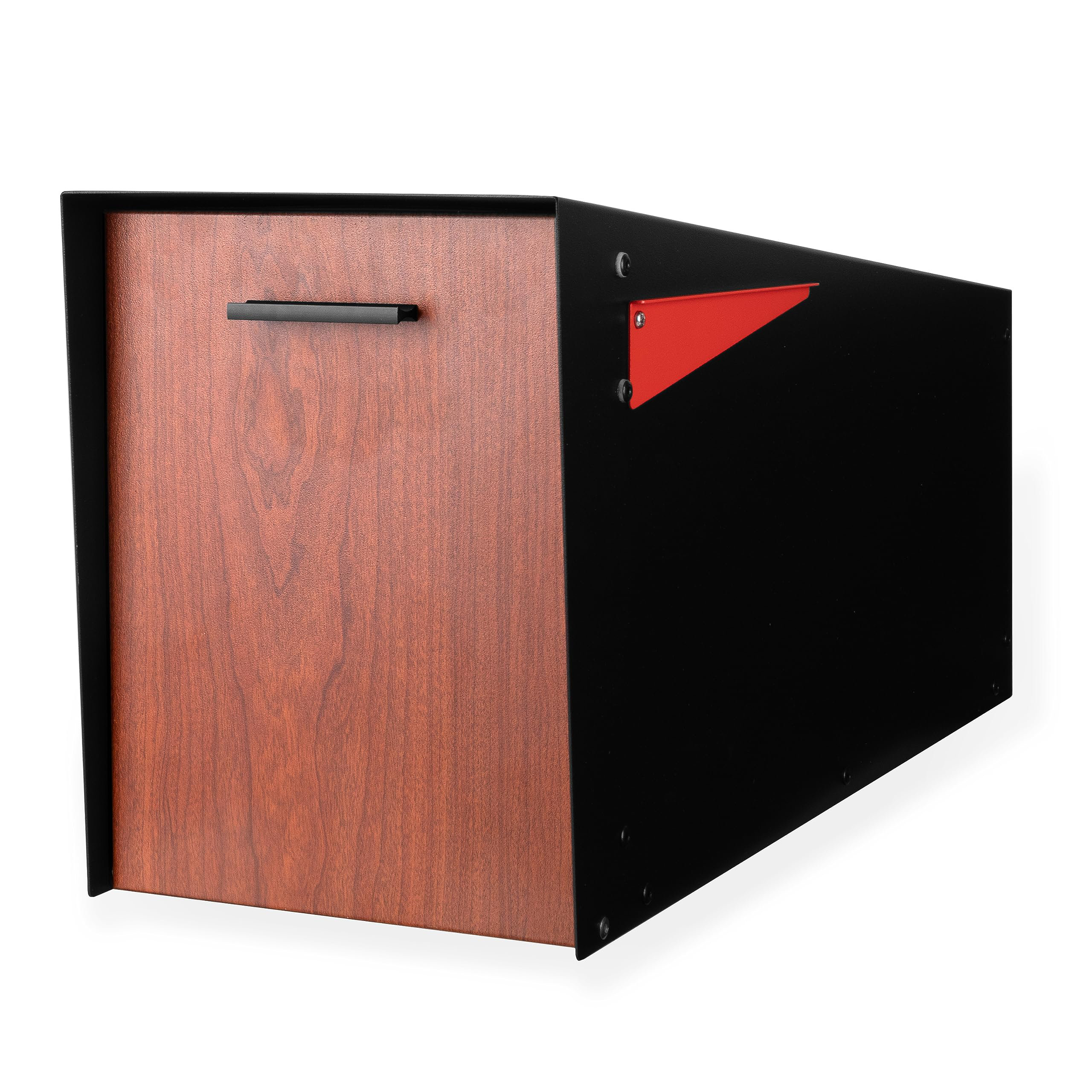 Zeki Shoggy Modern Mailbox With Angle Design - Metal Mailboxes For ...
