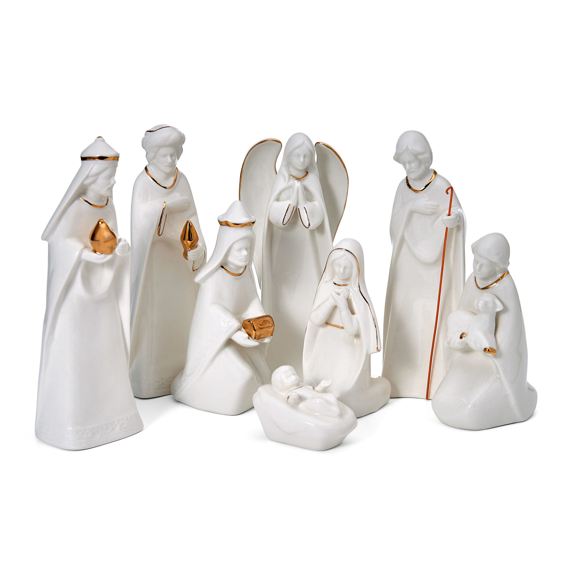 Mikasa 8 Piece Nativity Set & Reviews | Wayfair
