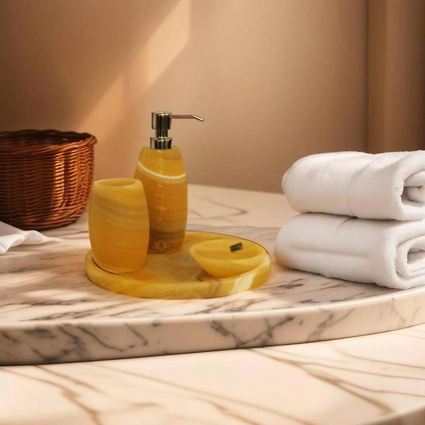 Loon Peak® 4pc Onyx Bath Accessory Set | Wayfair