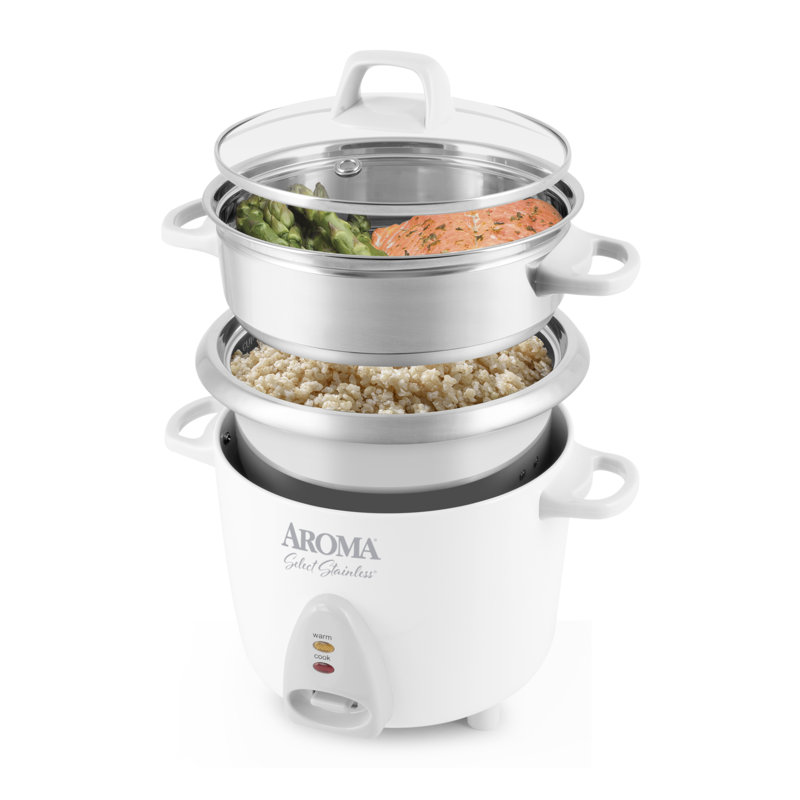 Aroma 7-Cup (Uncooked) / 14-Cup (Cooked), 3Qt. Rice & Grain Cooker ...
