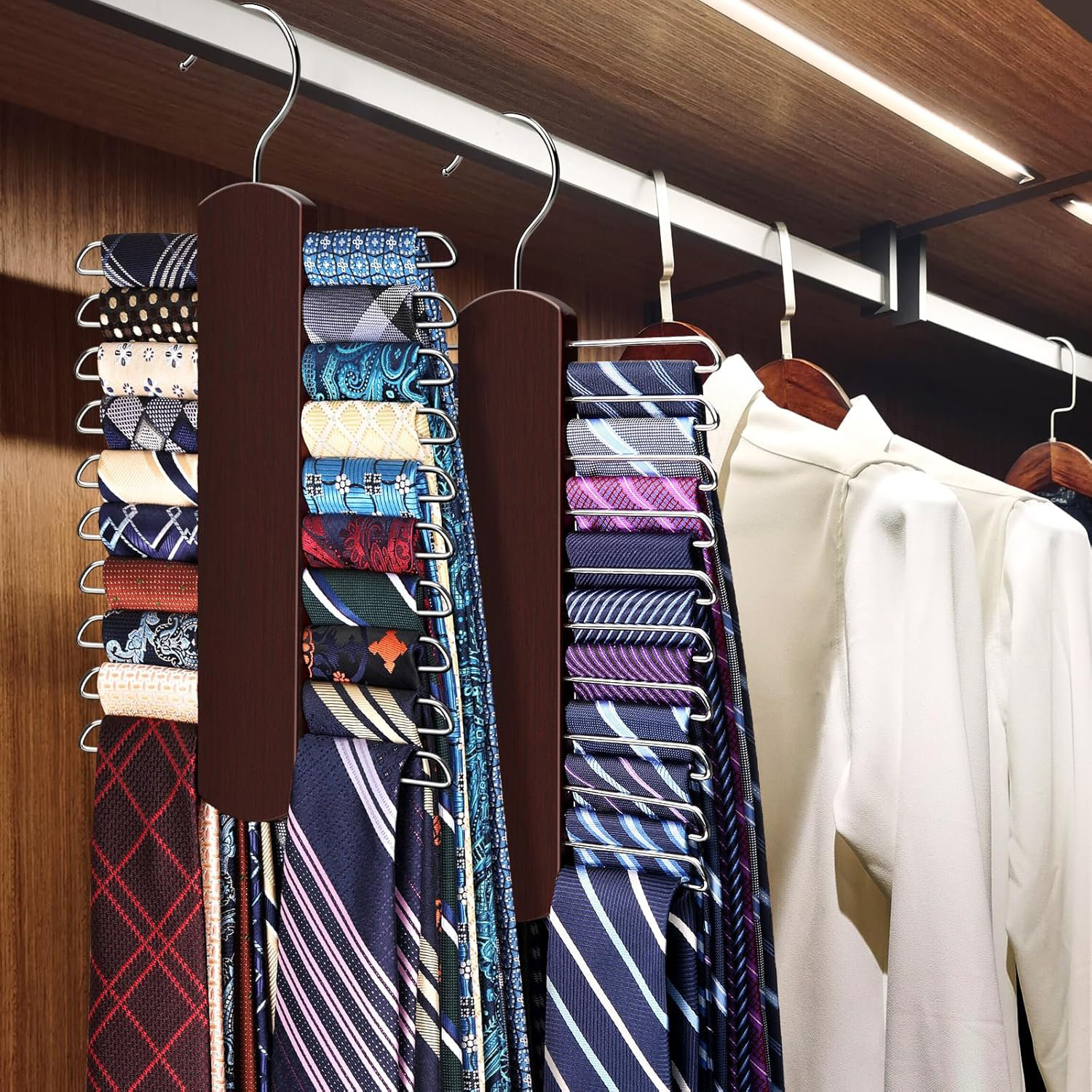 Rebrilliant 2 Pack Tie Rack for Closet - Wayfair Canada
