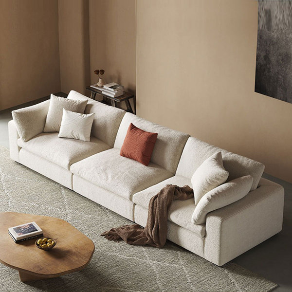 MABOLUS 94.49'' Velvet Sofa | Wayfair