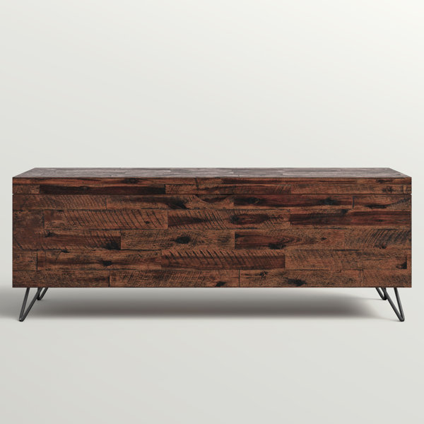 Three Posts™ Sherry Solid Wood Storage Bench & Reviews | Wayfair