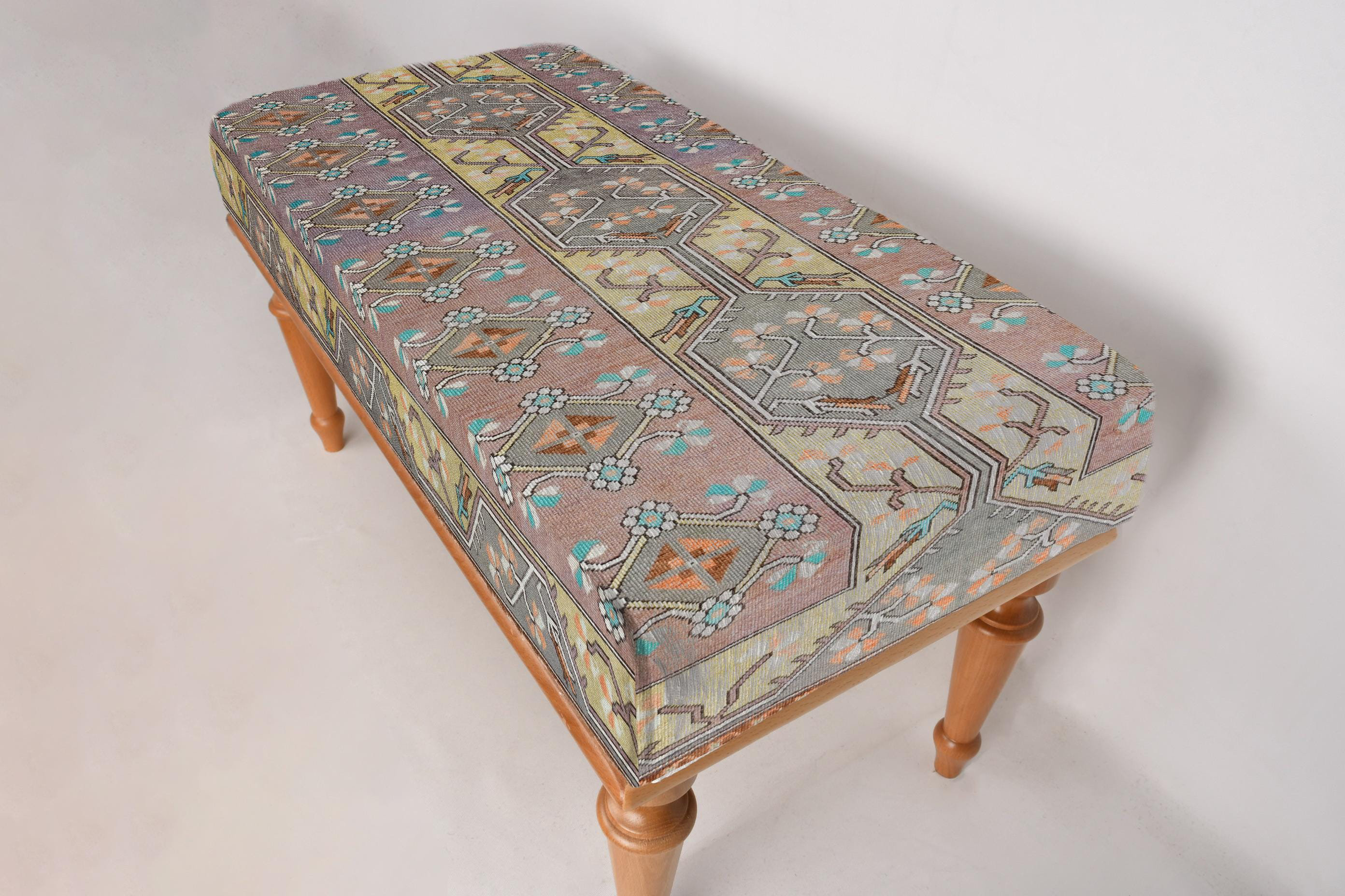 Dakota Fields Geometric Bench, Mudroom Bench, Ottoman Bench ...