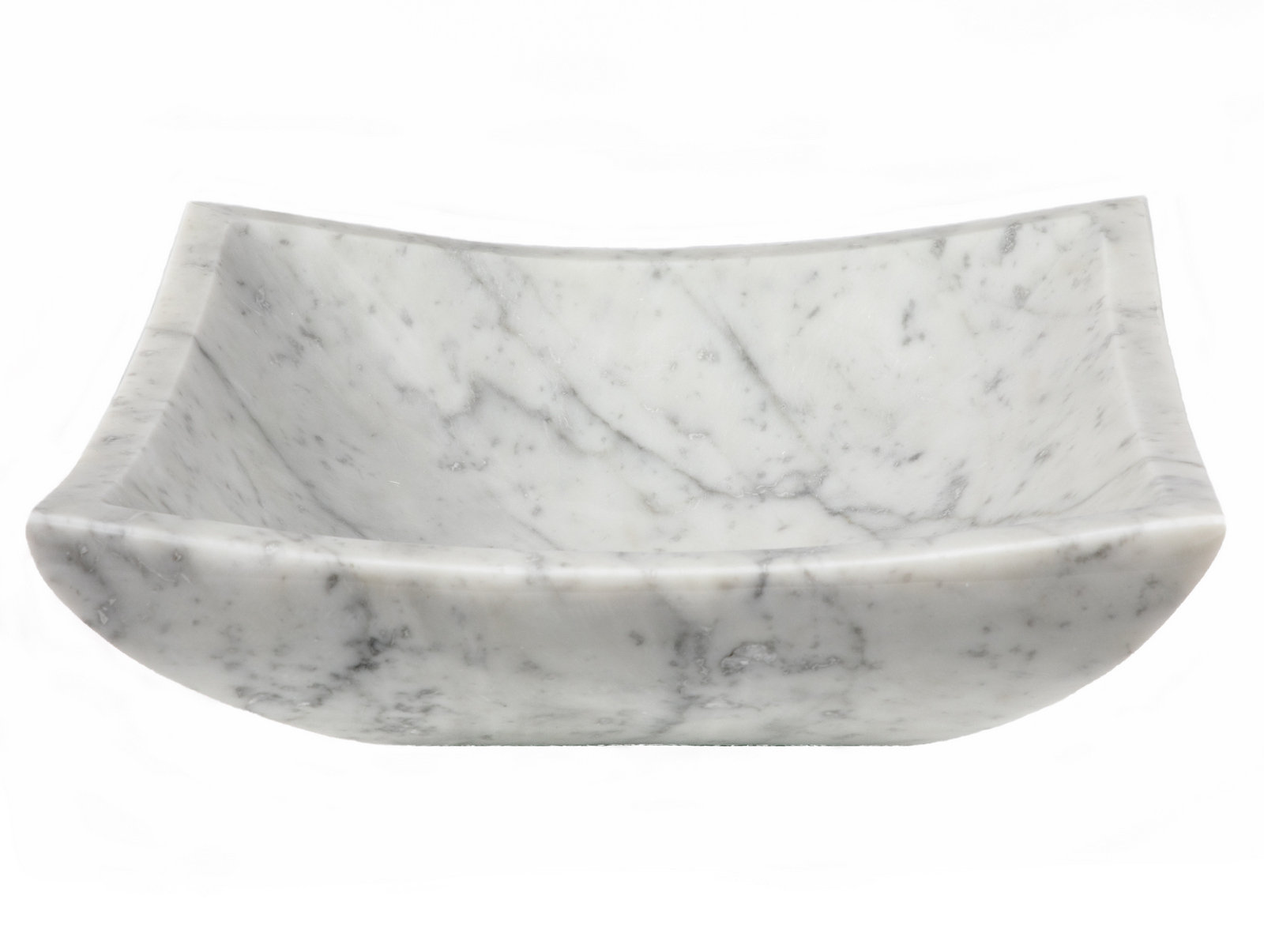 Eden Bath Deep Zen Stone Square Vessel Bathroom Sink | Wayfair