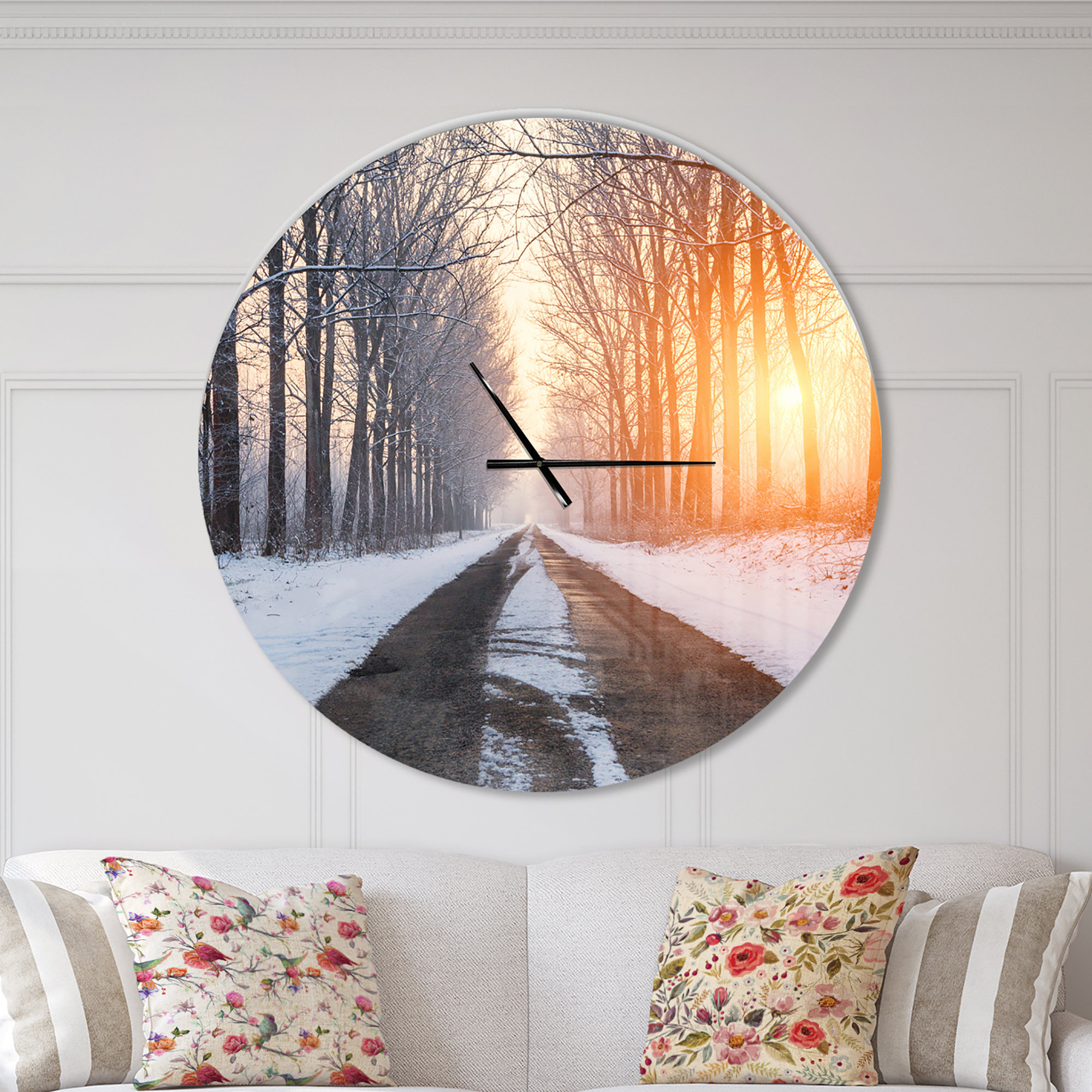 The Twillery Co. Swigart Farmhouse Designart Bright Sun Break in Winter ...