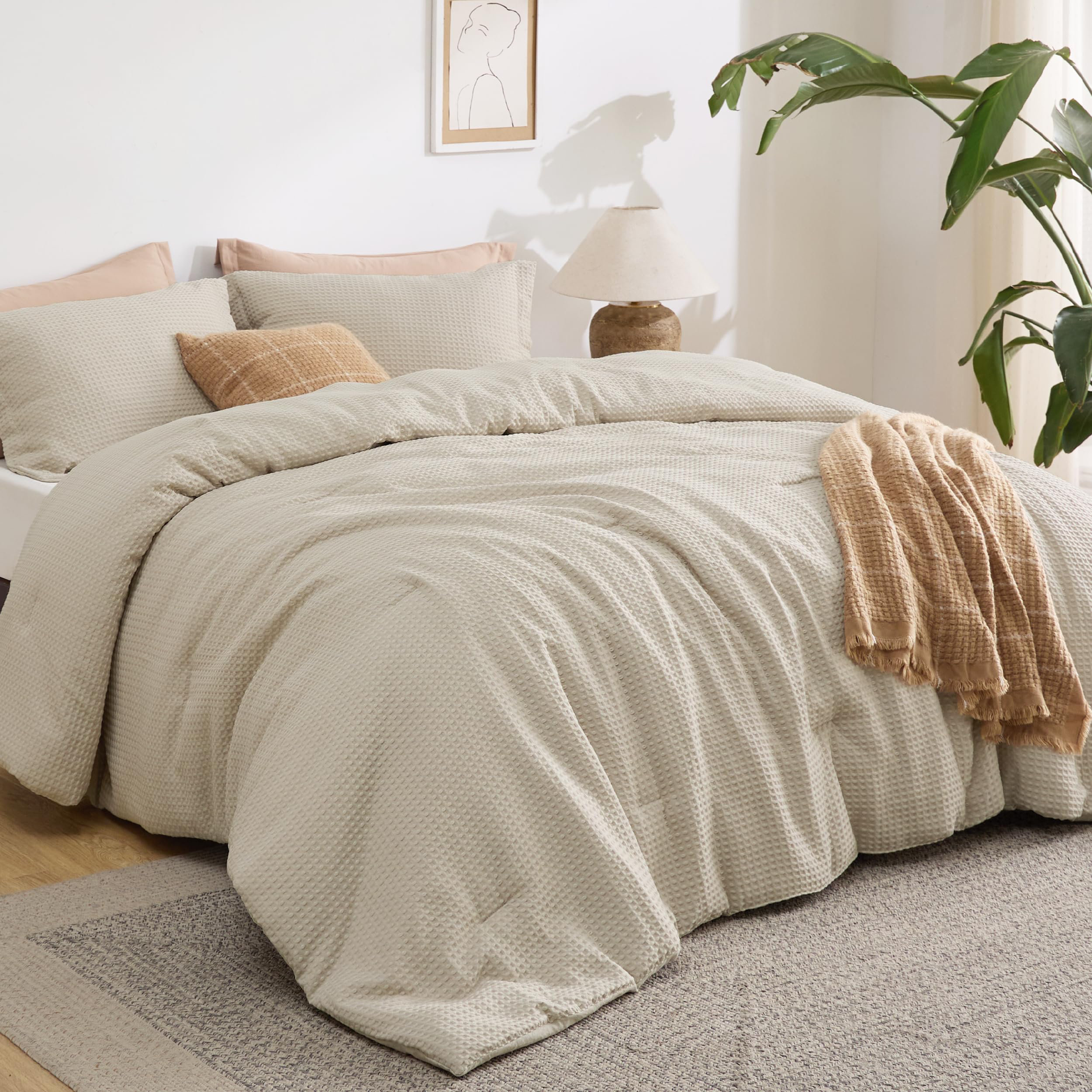 Bedsure Ensemble d'édredon Bedure Waffle - Wayfair Canada