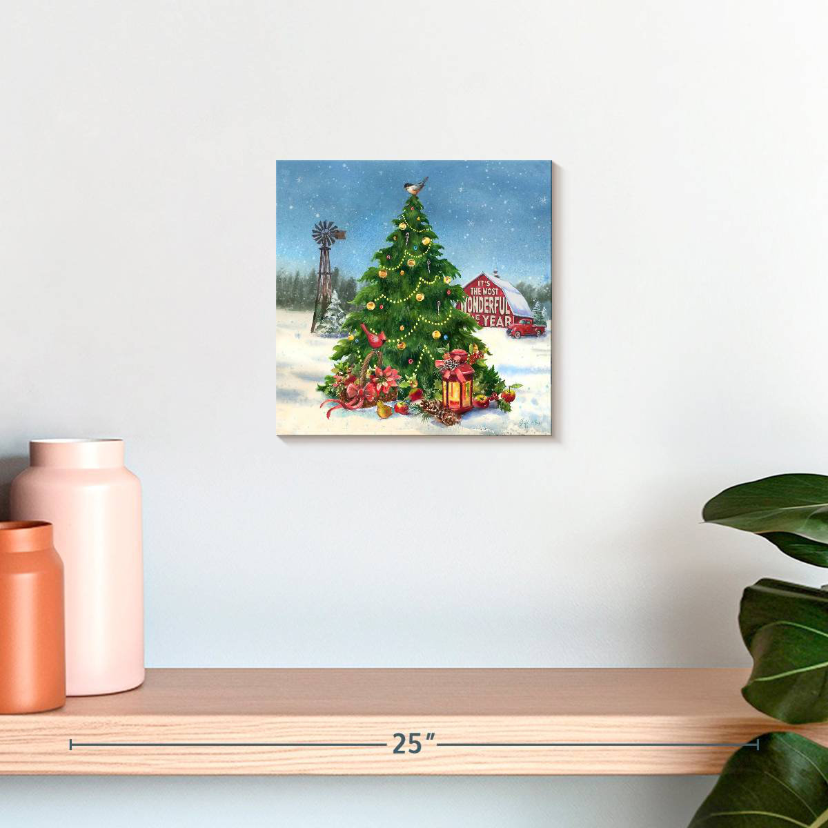 The Holiday Aisle® Lelend Christmas Barn Tree - Wayfair Canada