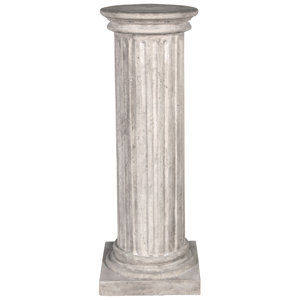 Design Toscano Classical Greek Fluted Pedestal & Reviews | Wayfair