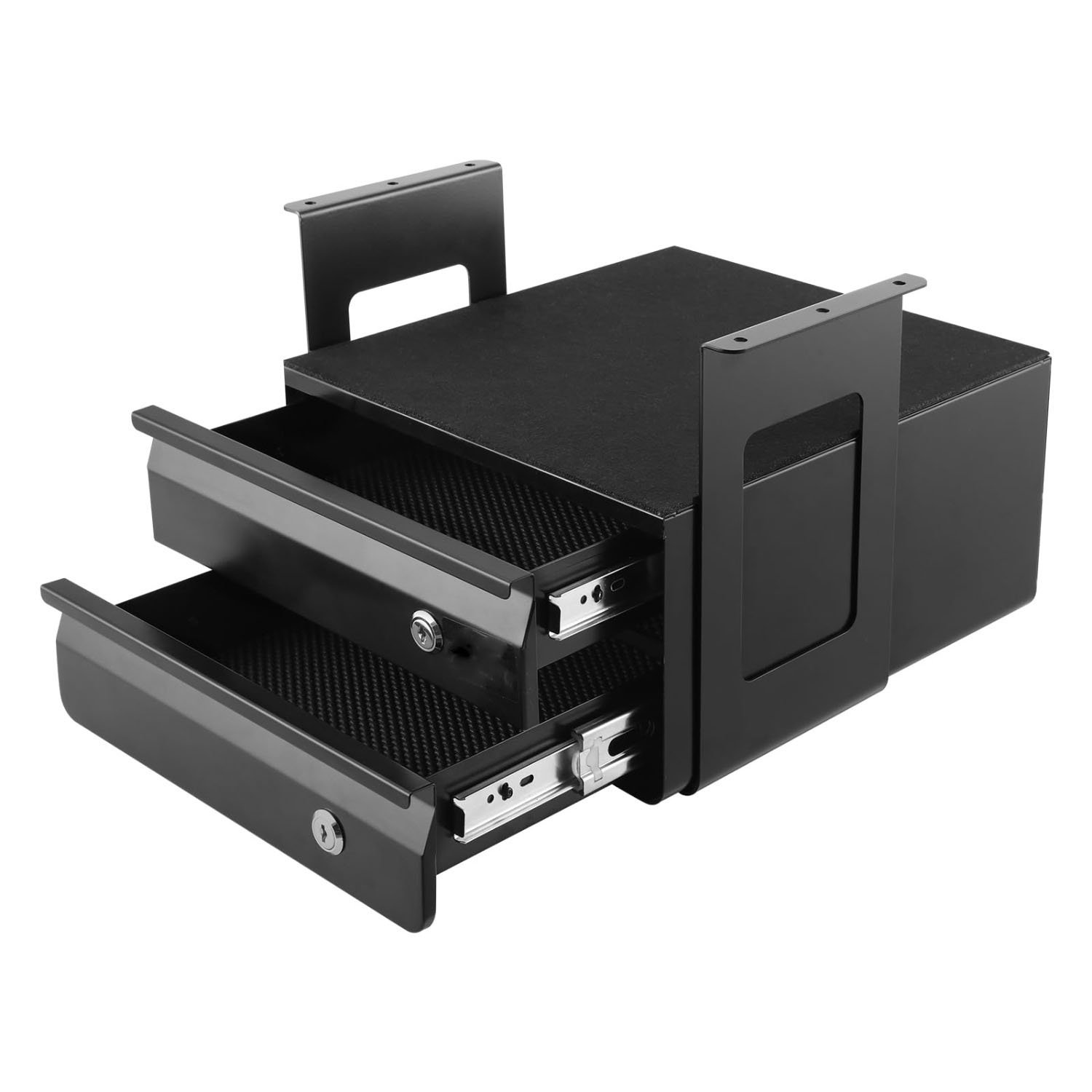 Latitude Run® 13" Wide Under Desk Drawer Slide Out, Under Table Pull ...