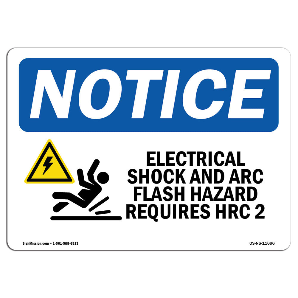 SignMission Electrical Shock and ARC Flash Sign with Symbol | Wayfair